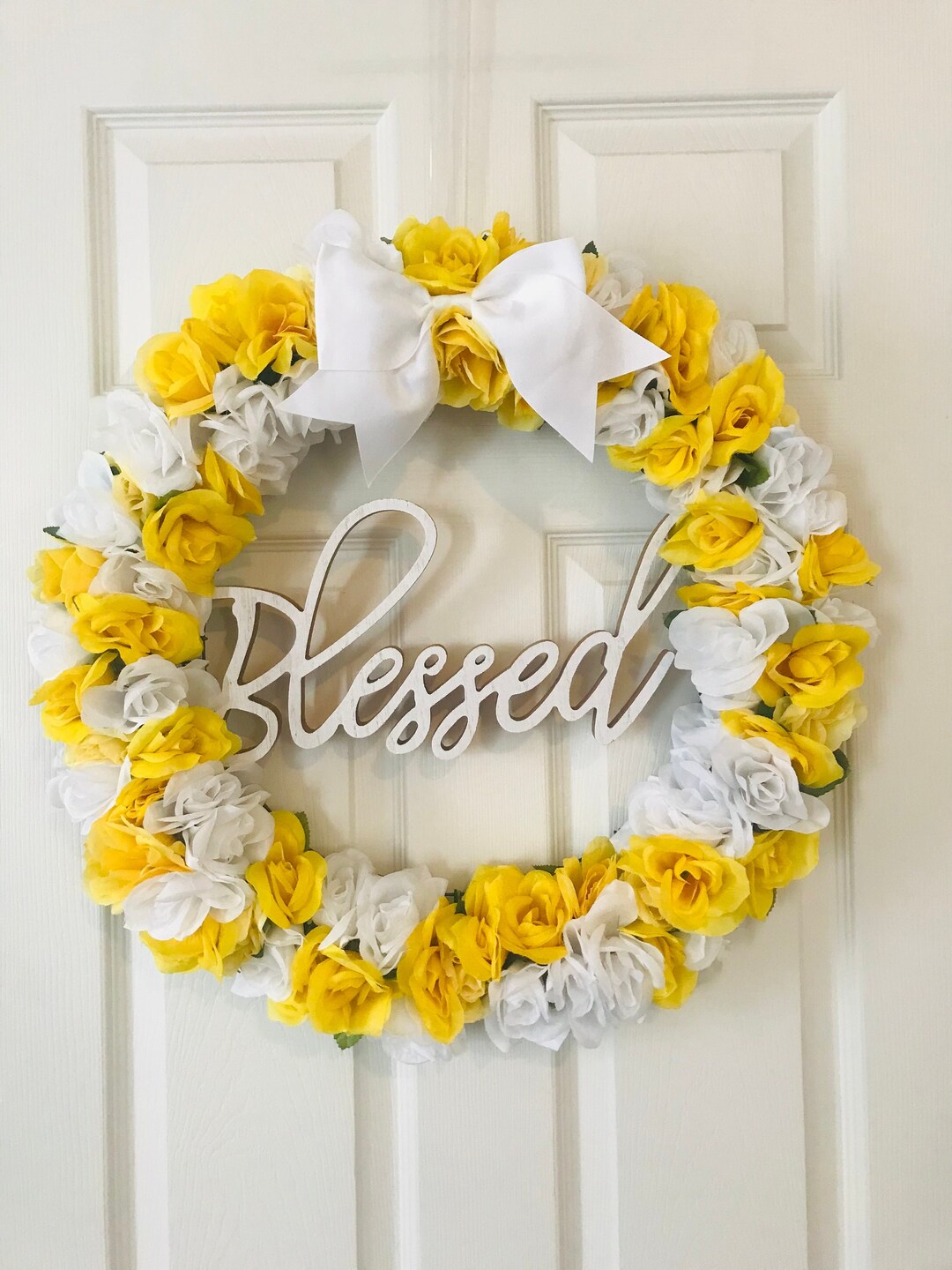 Wreath, Wreaths, Spring, Summer, Religious Wreaths - Etsy