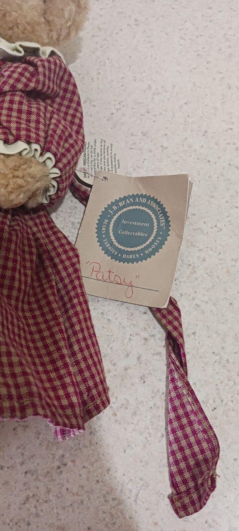 Vintage Boyds Bears Bearwear Patsy Bear Bean Bag Plush With Tags ...