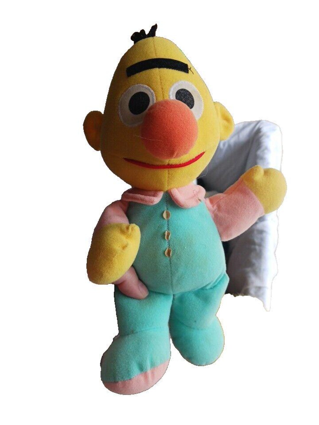 Vintage Sesame Street Baby Bert Plush Hasbro Softies Stuffed Animal ...