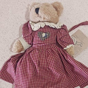 Vintage Boyds Bears Bearwear Patsy Bear Bean Bag Plush With Tags ...