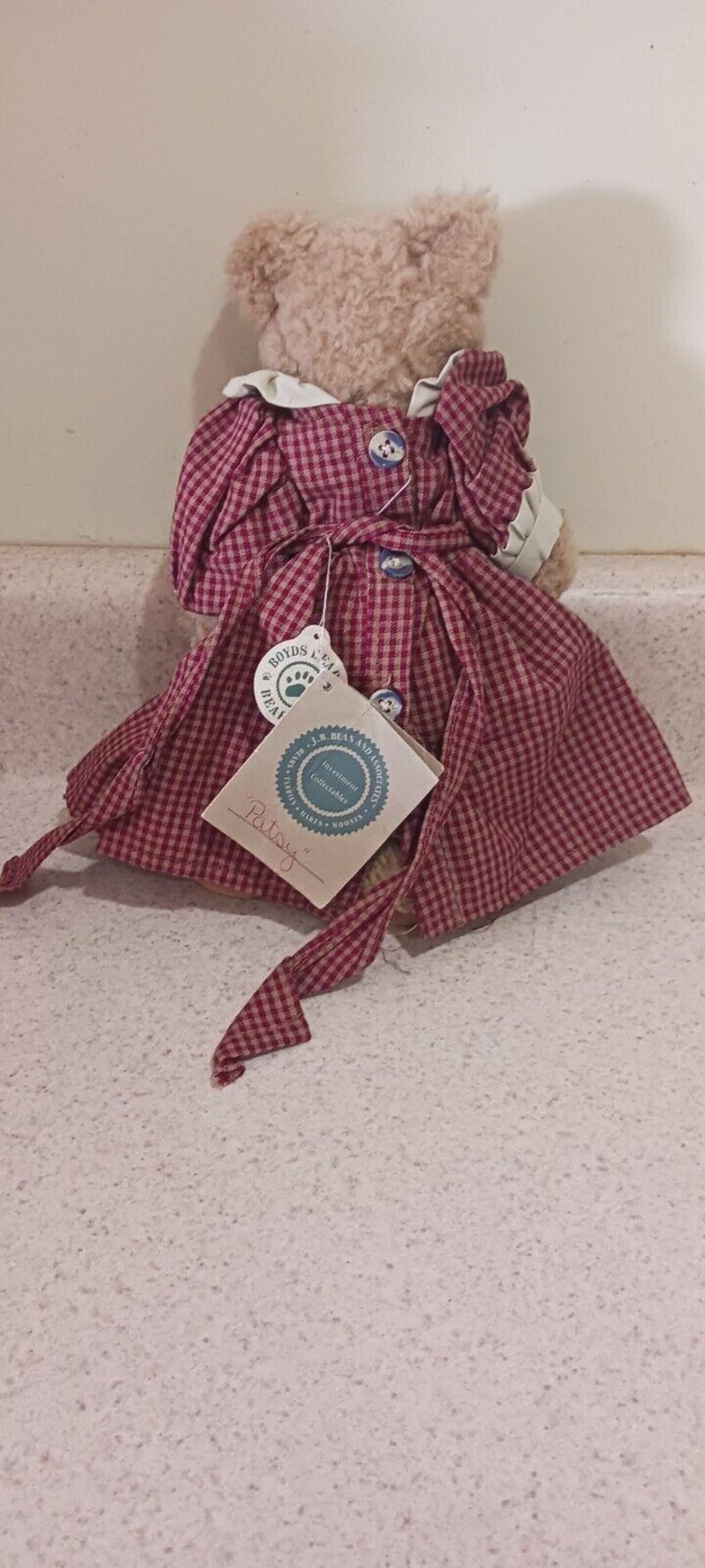 Vintage Boyds Bears Bearwear Patsy Bear Bean Bag Plush With Tags ...