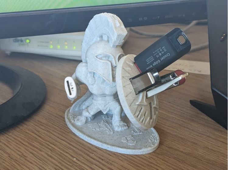 Spartan SD Card Holder 3D Printed - Etsy