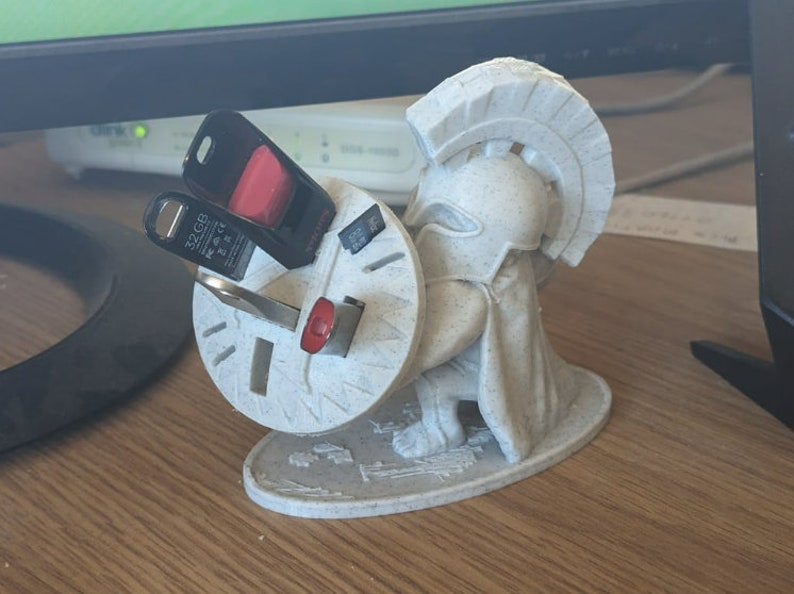 Spartan SD Card Holder 3D Printed - Etsy