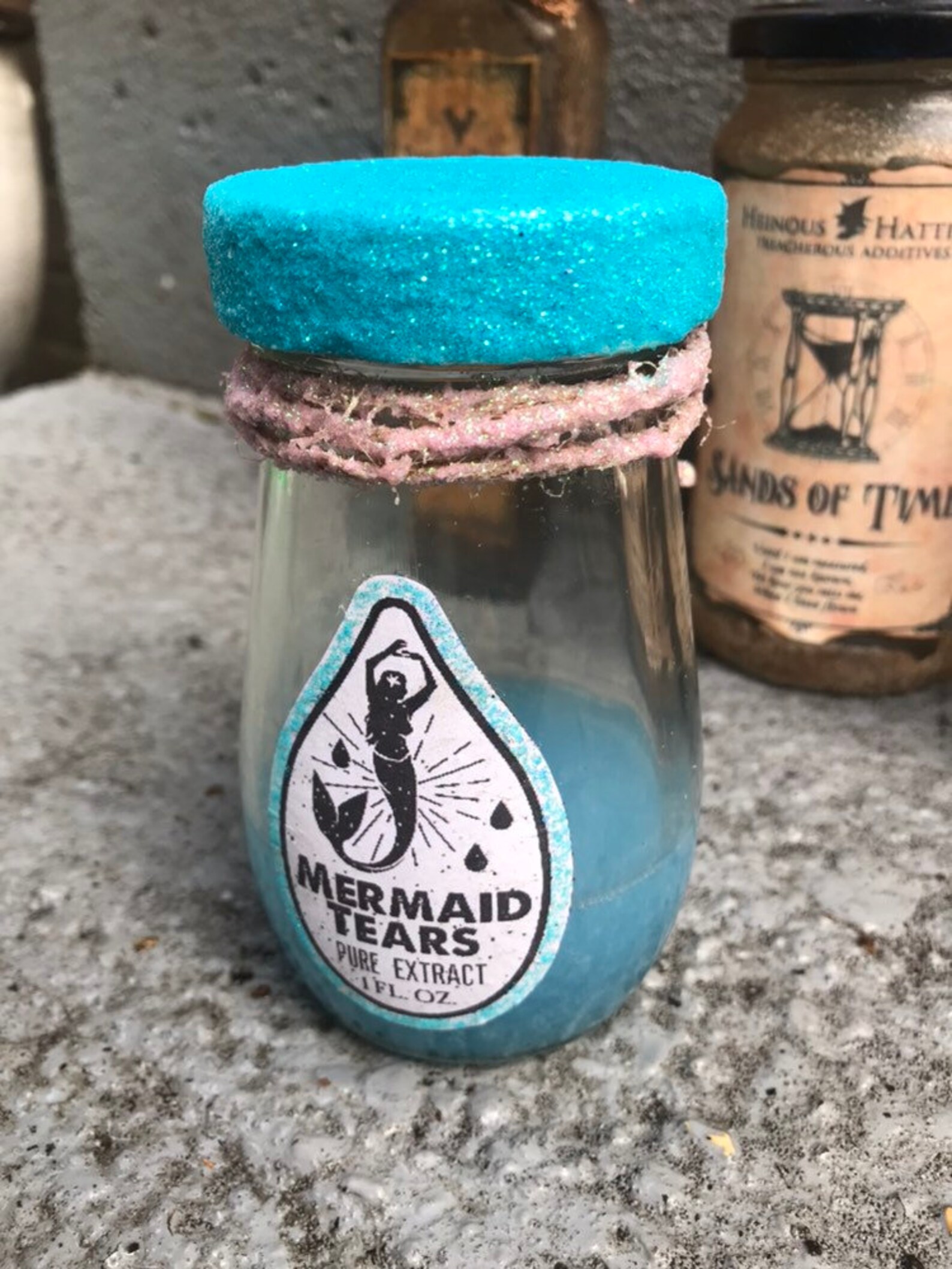 Mermaid tears Harry Potter inspired potion bottle potion | Etsy