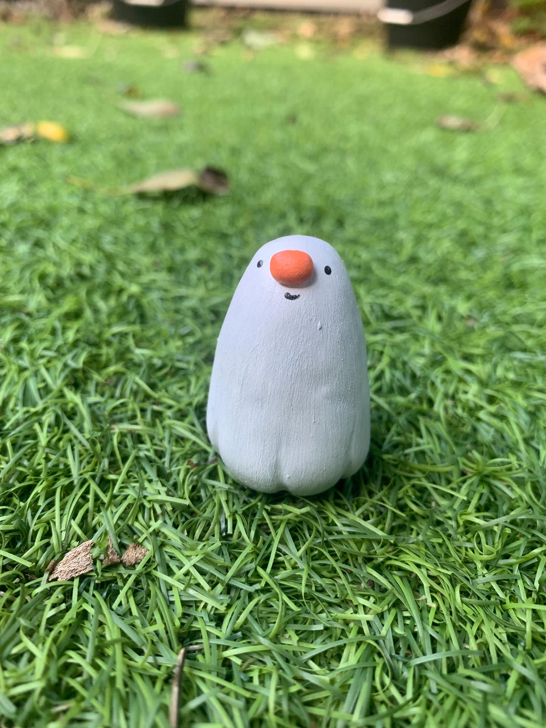 Cute Ghost Desk Buddy, Cute Creature Clay Figure, Worry Pocket Friend ...