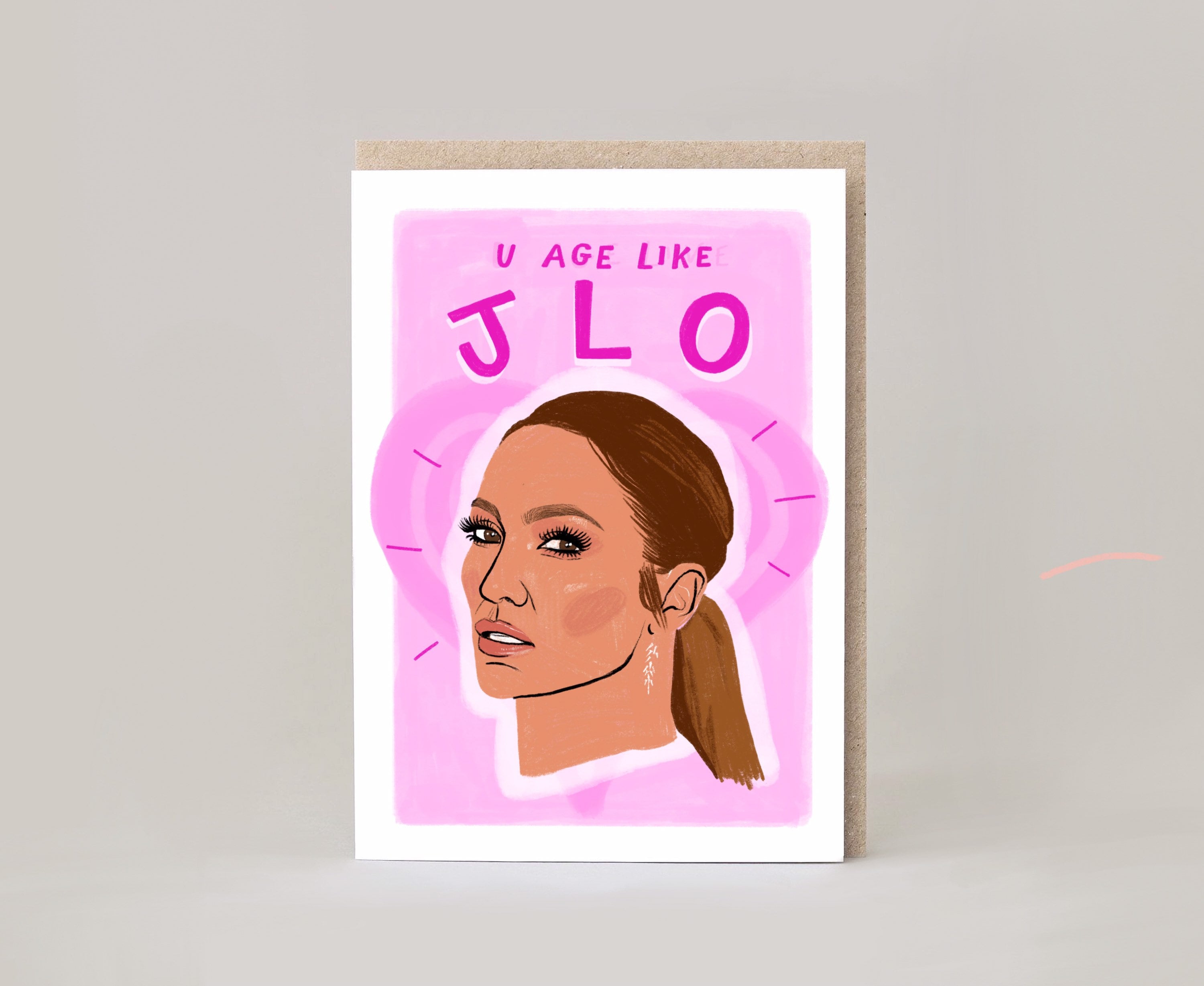 Jlo Jennifer Lopez Funny Birthday Card Pop Culture Music Artist ...
