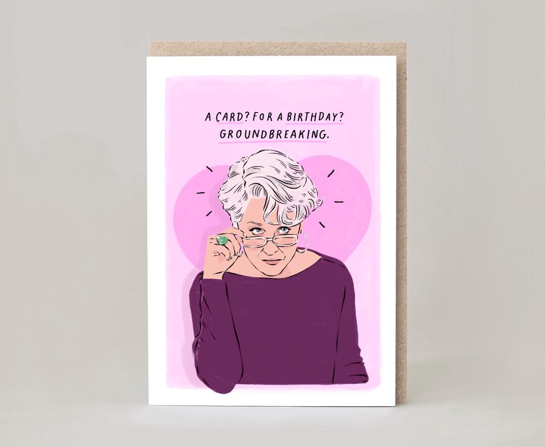 Devil Wears Prada Birthday Card | Groundbreaking Meryl Streep Funny ...