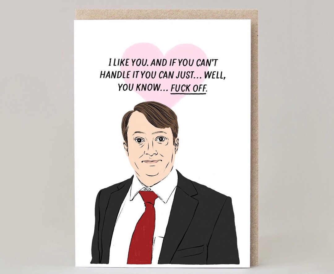 Mark Corrigan Quote Peep Show Birthday Card I Like You Funny BBC ...