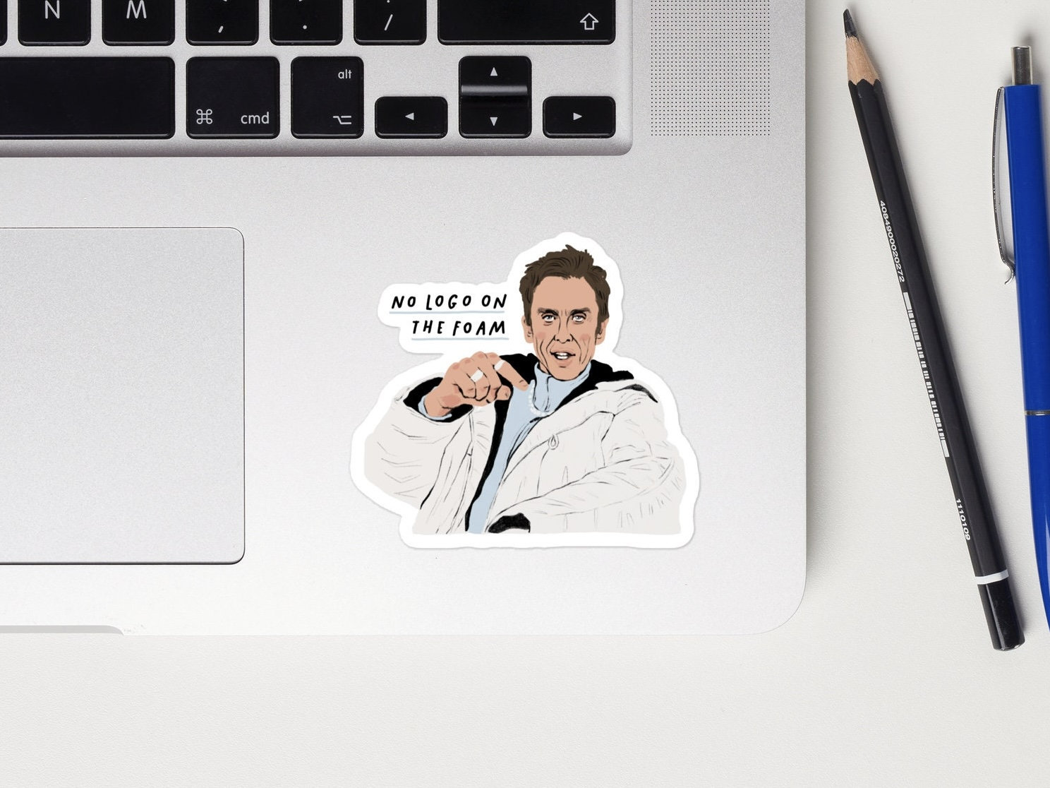 Superhans Peep Show Quote Logo Foam Sticker Laptop Funny Niche Quirky ...