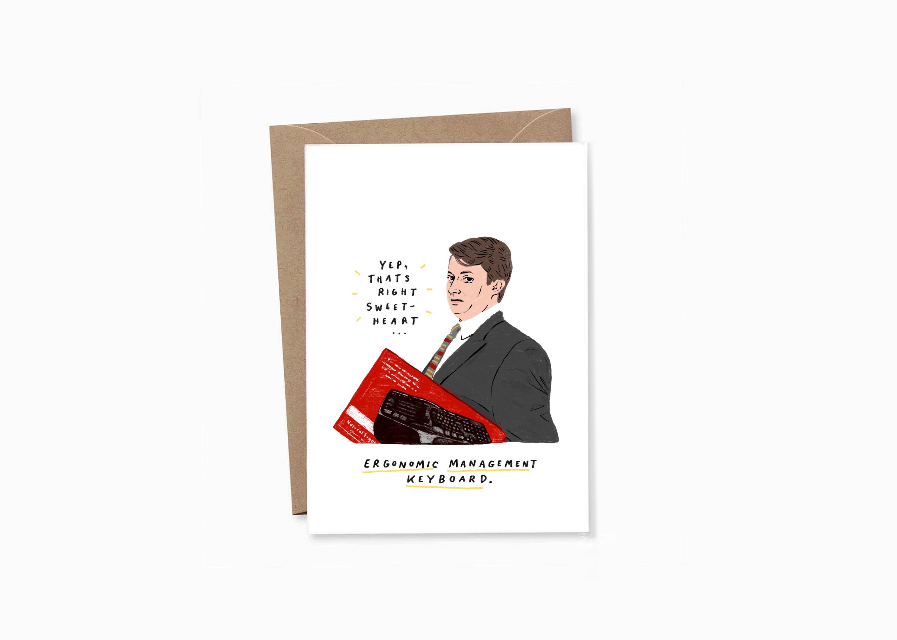 Mark Corrigan Peep Show Greetings Birthday Love & Friendship Card Funny ...