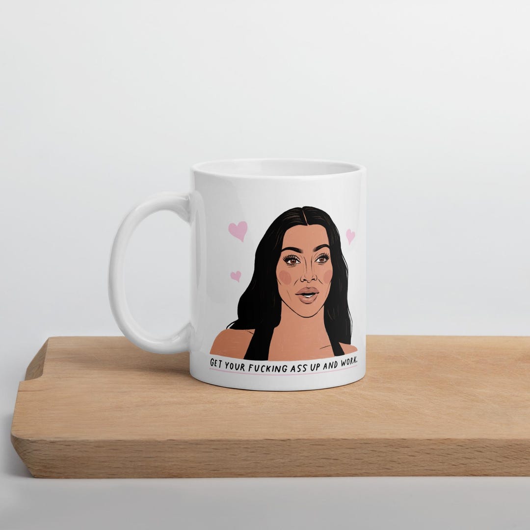 Kim Kardashian Meme Mug | Funny Iconic Viral Kuwtk Reality Tv Pop ...