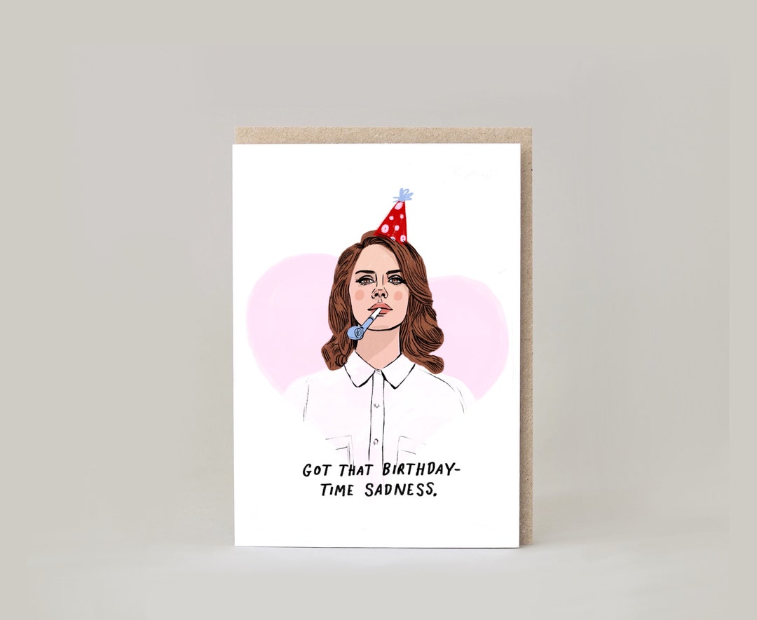 Lana Del Rey Birthday Card Funny Pop Culture Music - Etsy UK