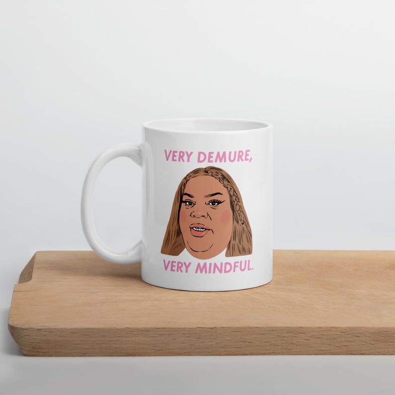 Very Demure Very Mindful Mug: Viral Meme Tiktok Gift - Etsy