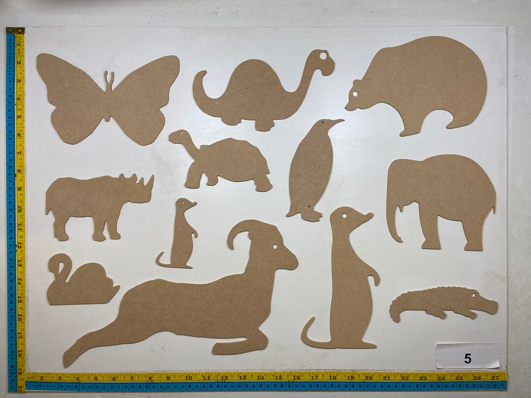Animal Shapes, Stencils for Art Work School Work and Rainy Days - Etsy
