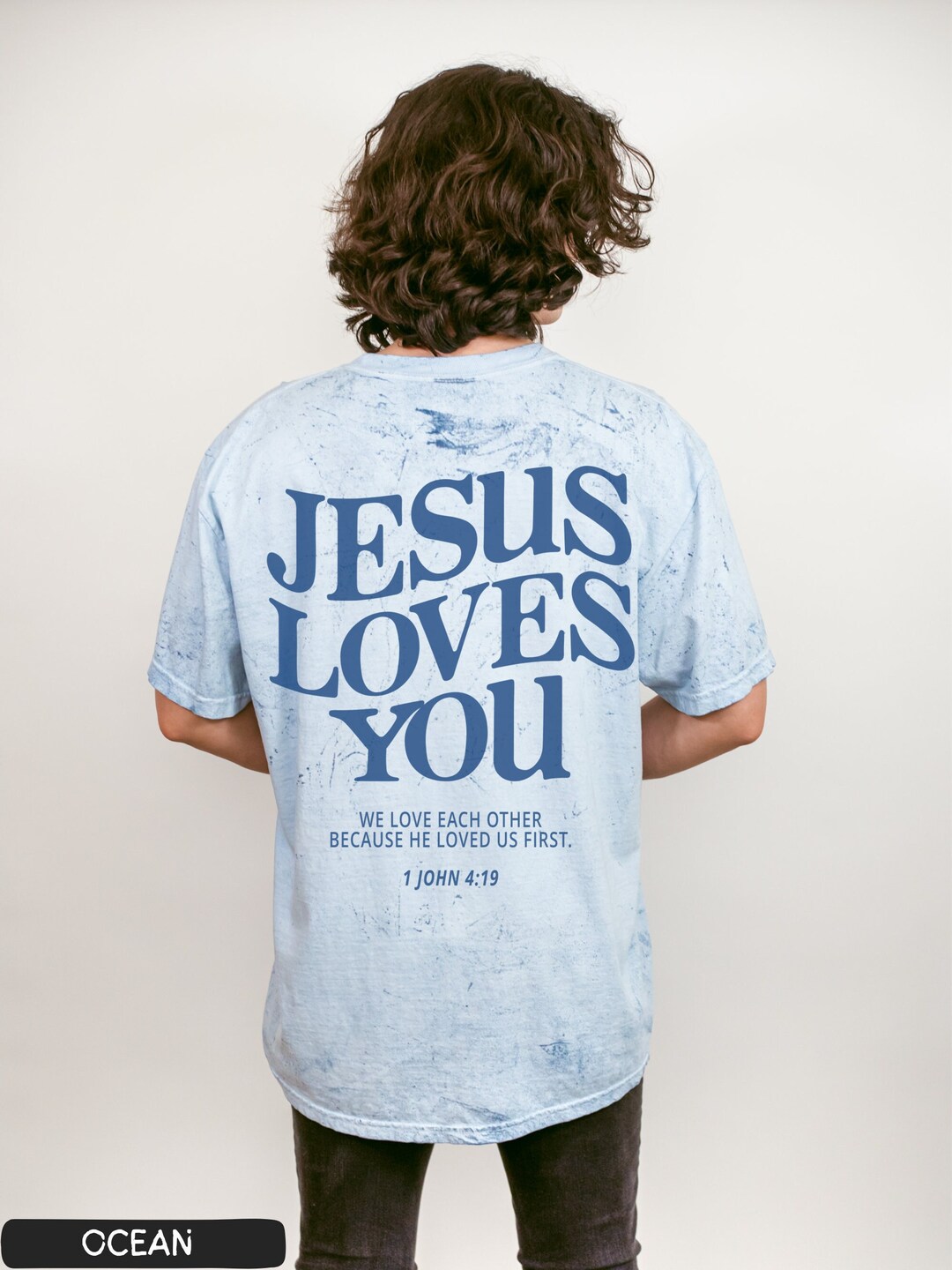 Jesus Loves You Comfort Colors Shirt Love Like Jesus Clothes Christian ...