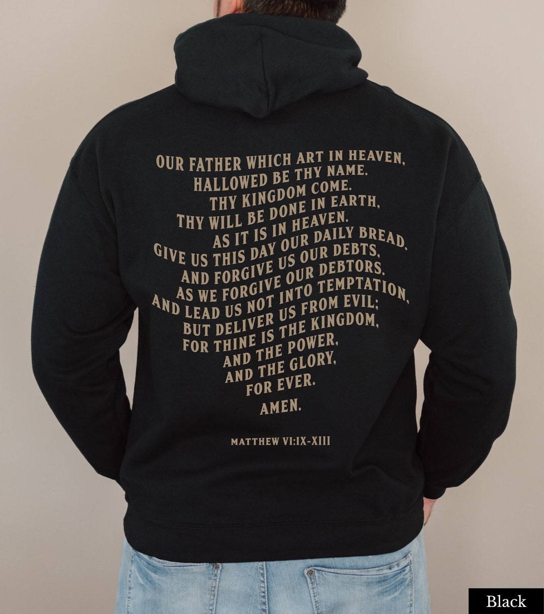 Jesus Hoodie Jesus Sweatshirt Bible Verse Christian Hoodie Christian ...