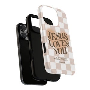 Jesus Loves You Christian Phone Case Christian Case Christian Merch ...