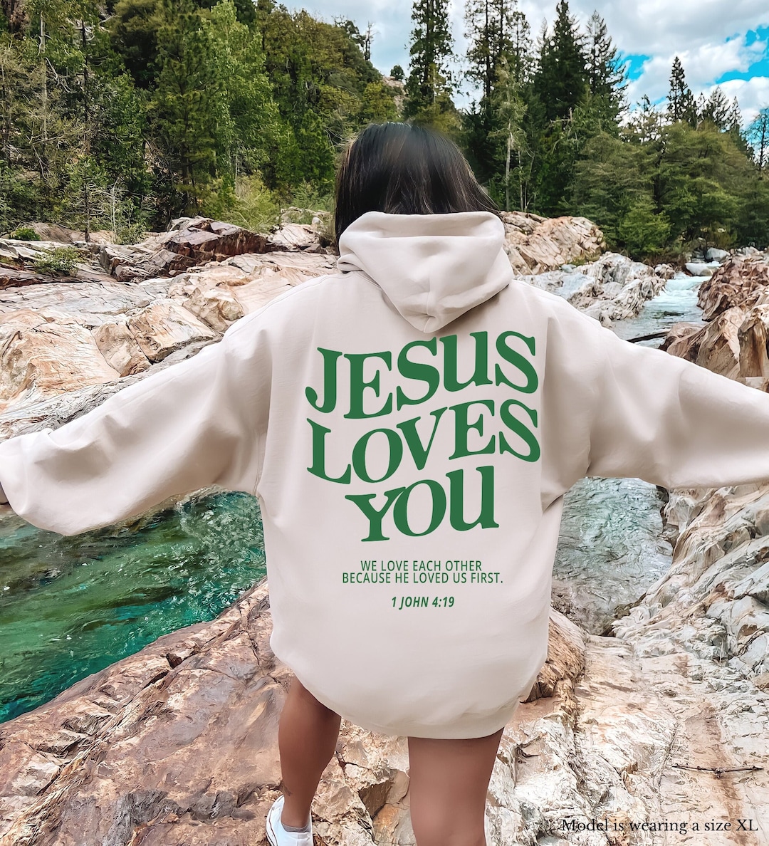 Jesus Loves You Hoodie Love Like Jesus Christian Hoodie Christian
