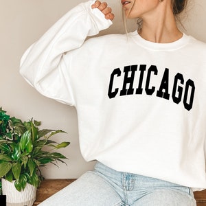 Chicago Crewneck Chicago Sweatshirt Chicago Shirt Chicago Merch Gift ...