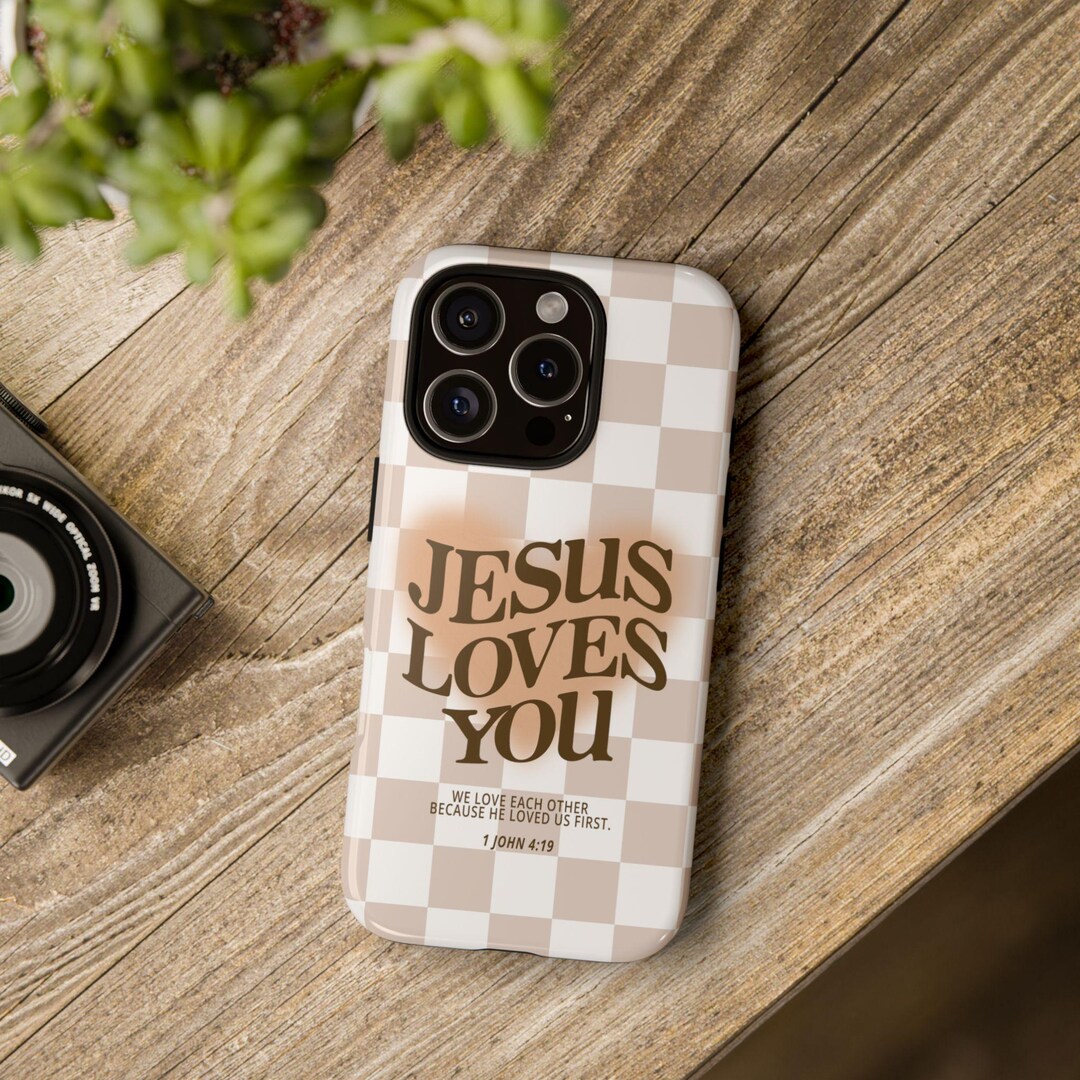 Jesus Loves You Christian Phone Case Christian Case Christian Merch ...