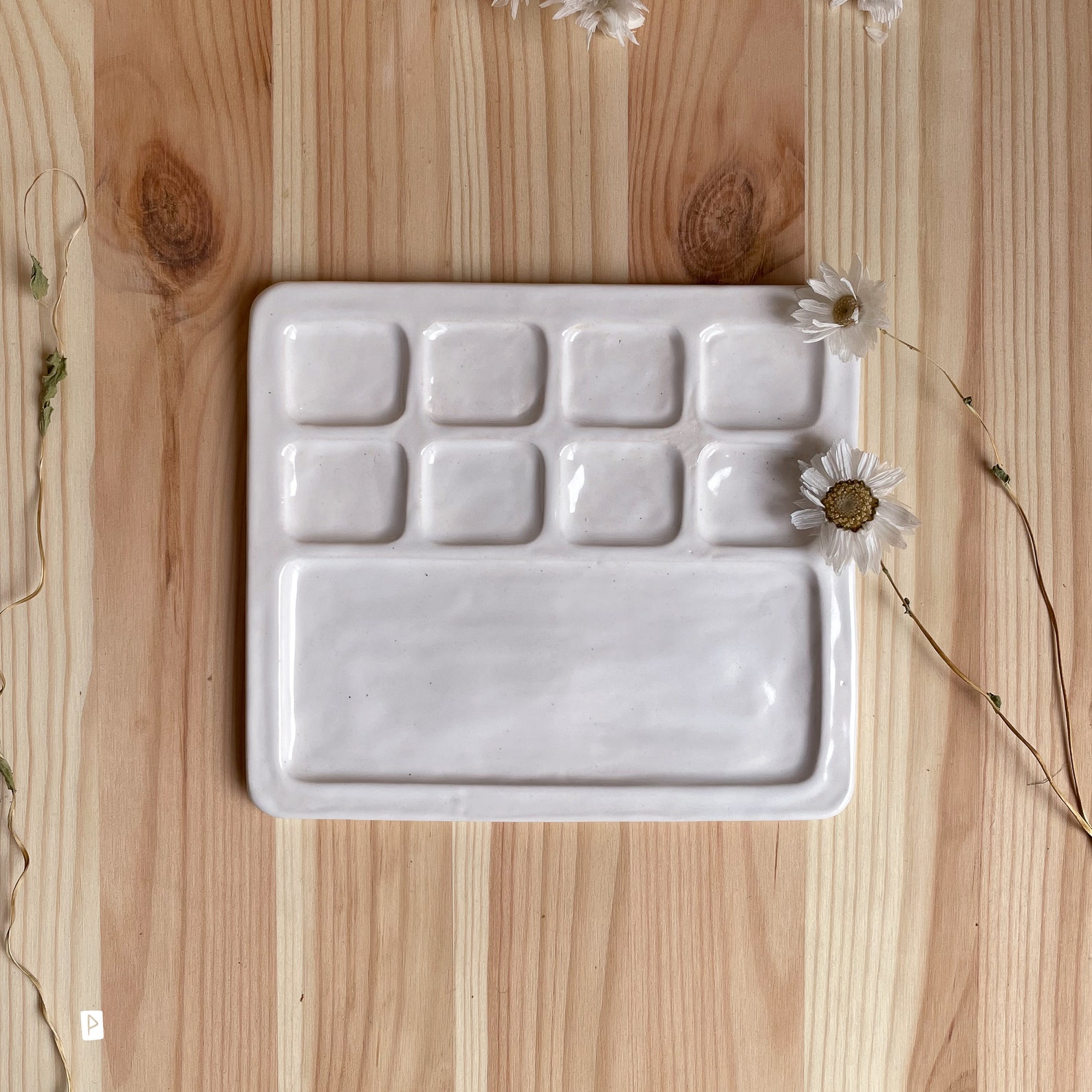 Ceramic Paint Palette Watercolor Palette Art Supplies - Etsy