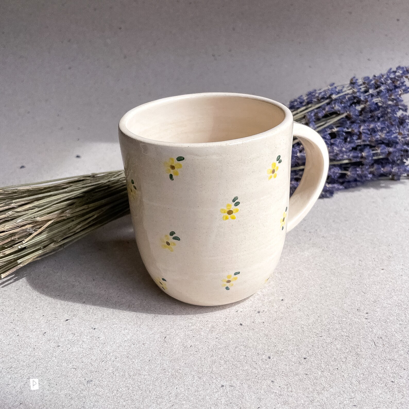 Mug With Flowers Handmade Ceramic Mug Coffee Mug - Etsy