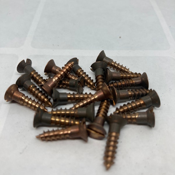 Antique Slotted Screws - Etsy