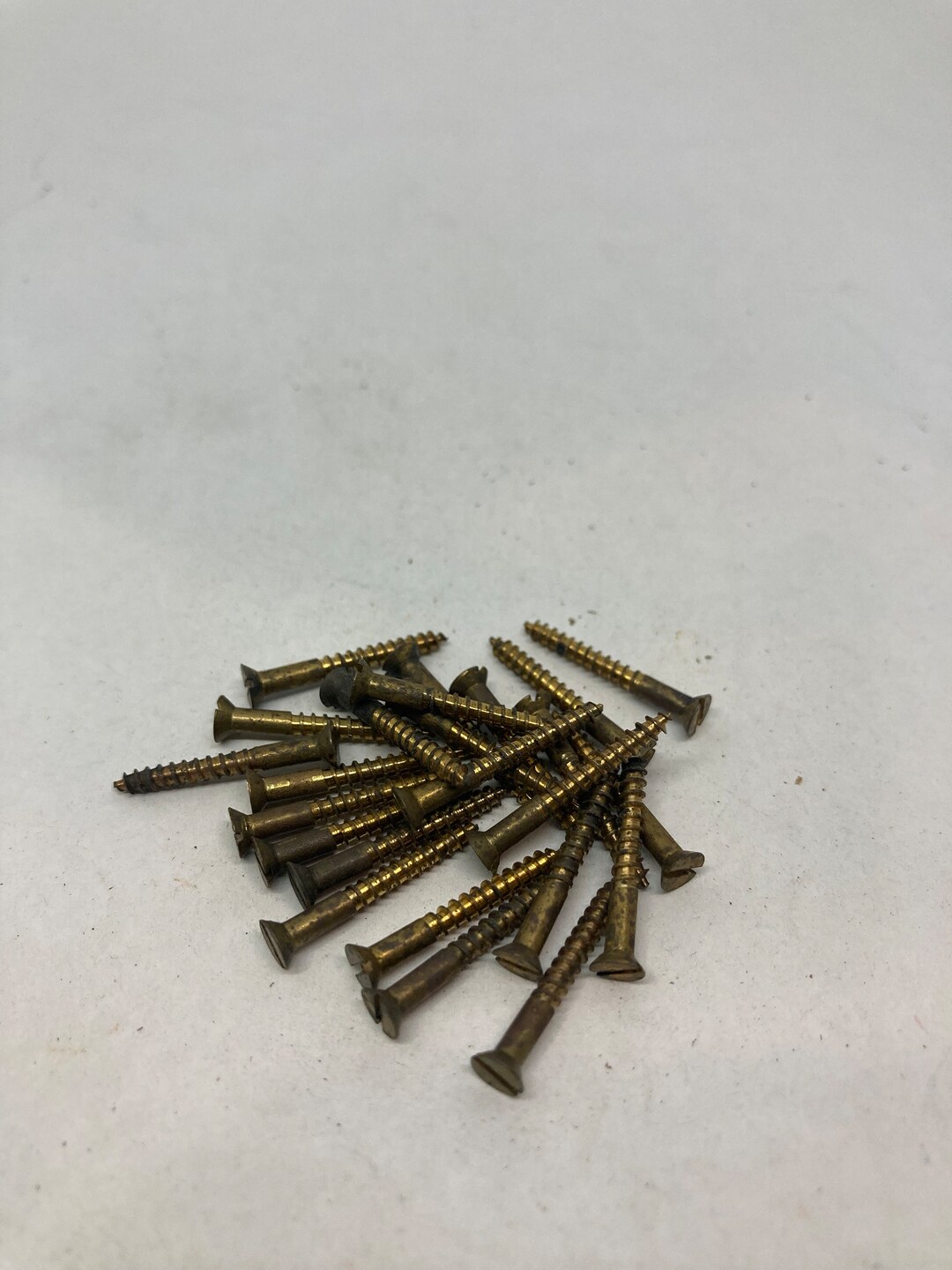 2 X 3/4 Vintage Reed & Prince Brass Screws (24) Slotted Flat Head Wood Screws - Etsy