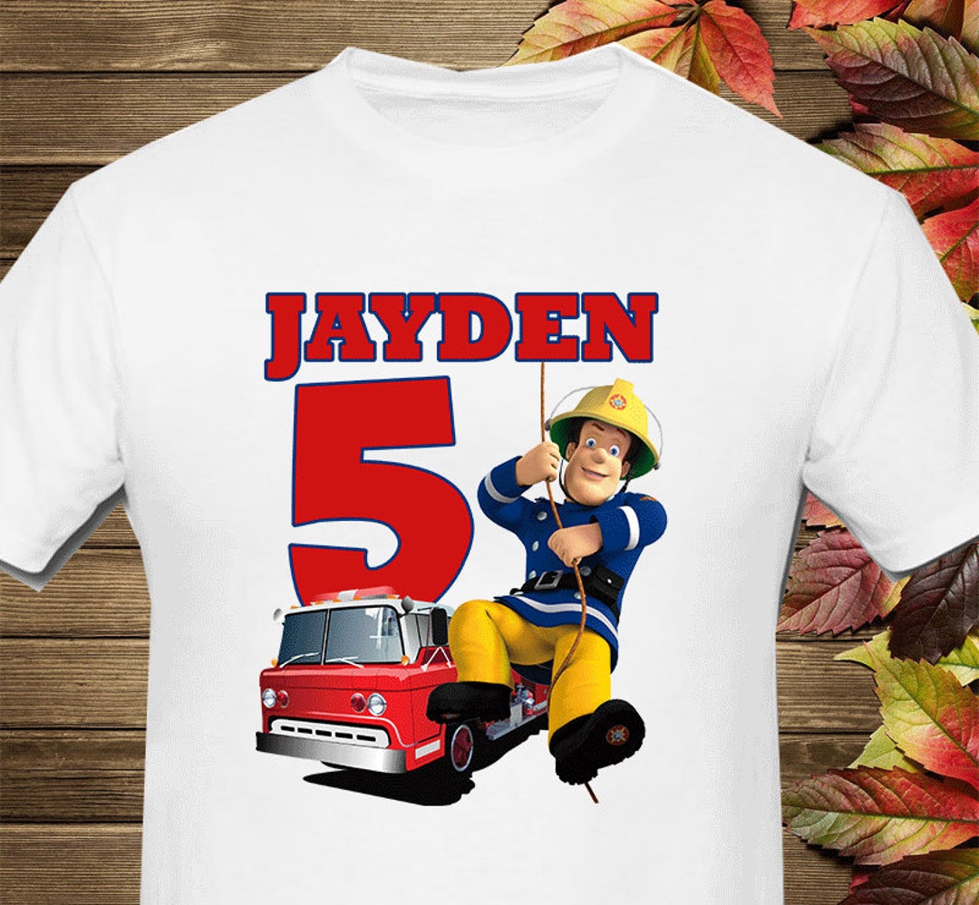 Printable Fireman Sam Iron on Transfer - Etsy