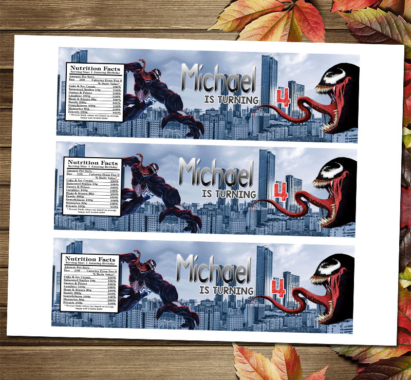 Printable Venom Bottle Labels - Etsy
