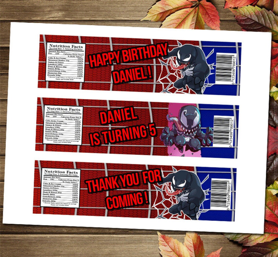 Printable Venom Bottle Labels - Etsy