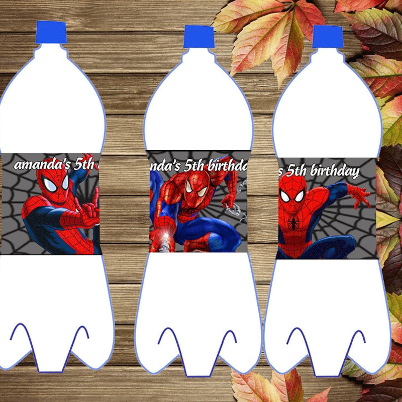 Spiderman Labels - Etsy
