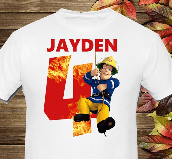 Printable Fireman Sam Iron on Transfer | Etsy