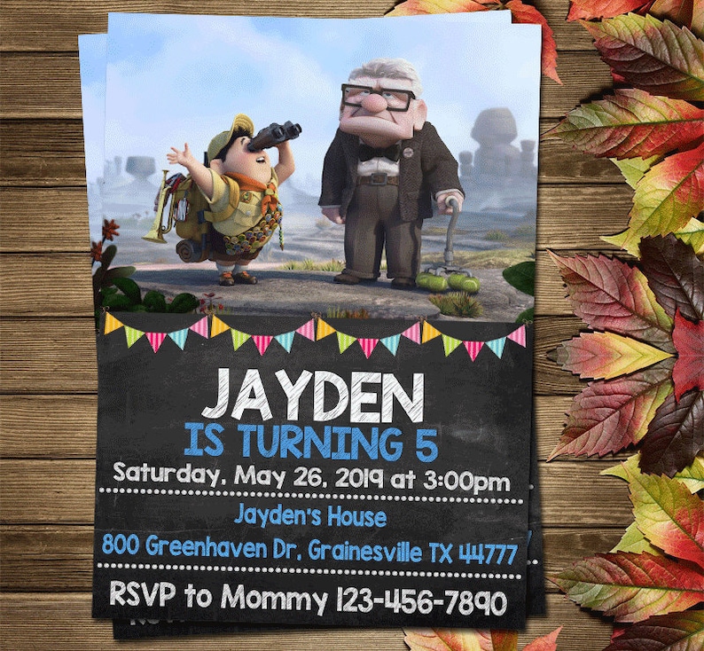 Printable up Birthday Party Invitation - Etsy