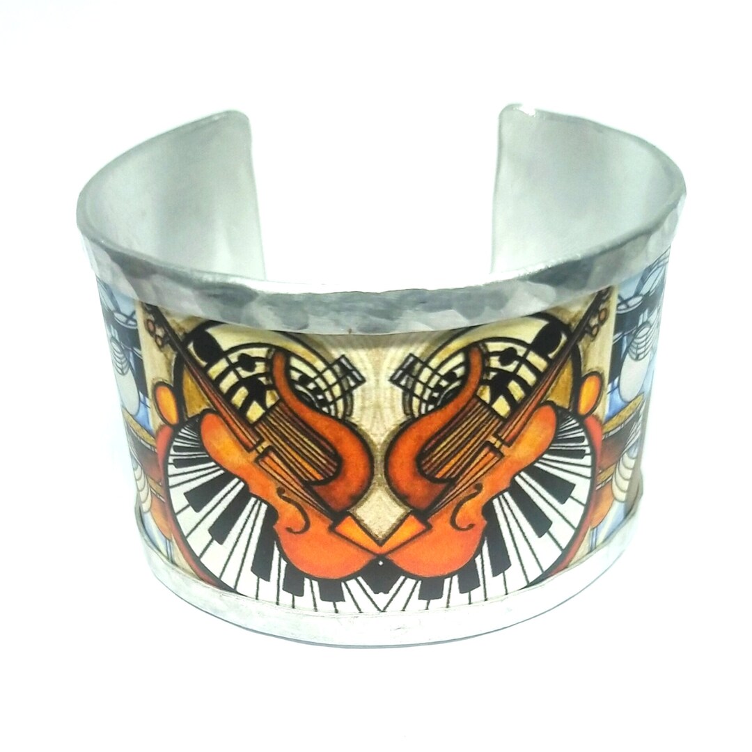Inspired by Musical Instruments, Bracelet Made With Aluminum ...