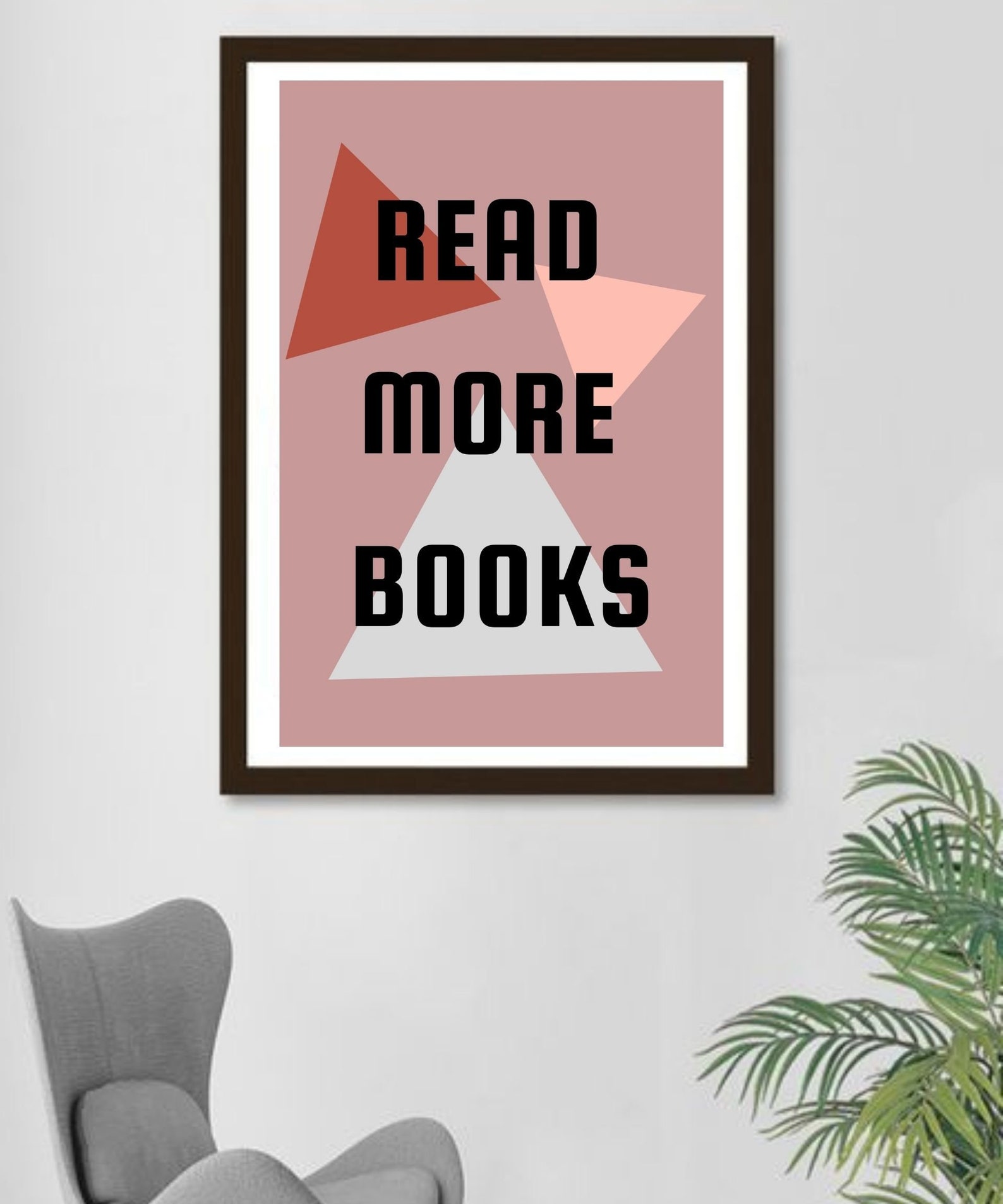 DIGITAL DOWNLOAD Read More Books Poster Book Lovers Christmas Gift - Etsy