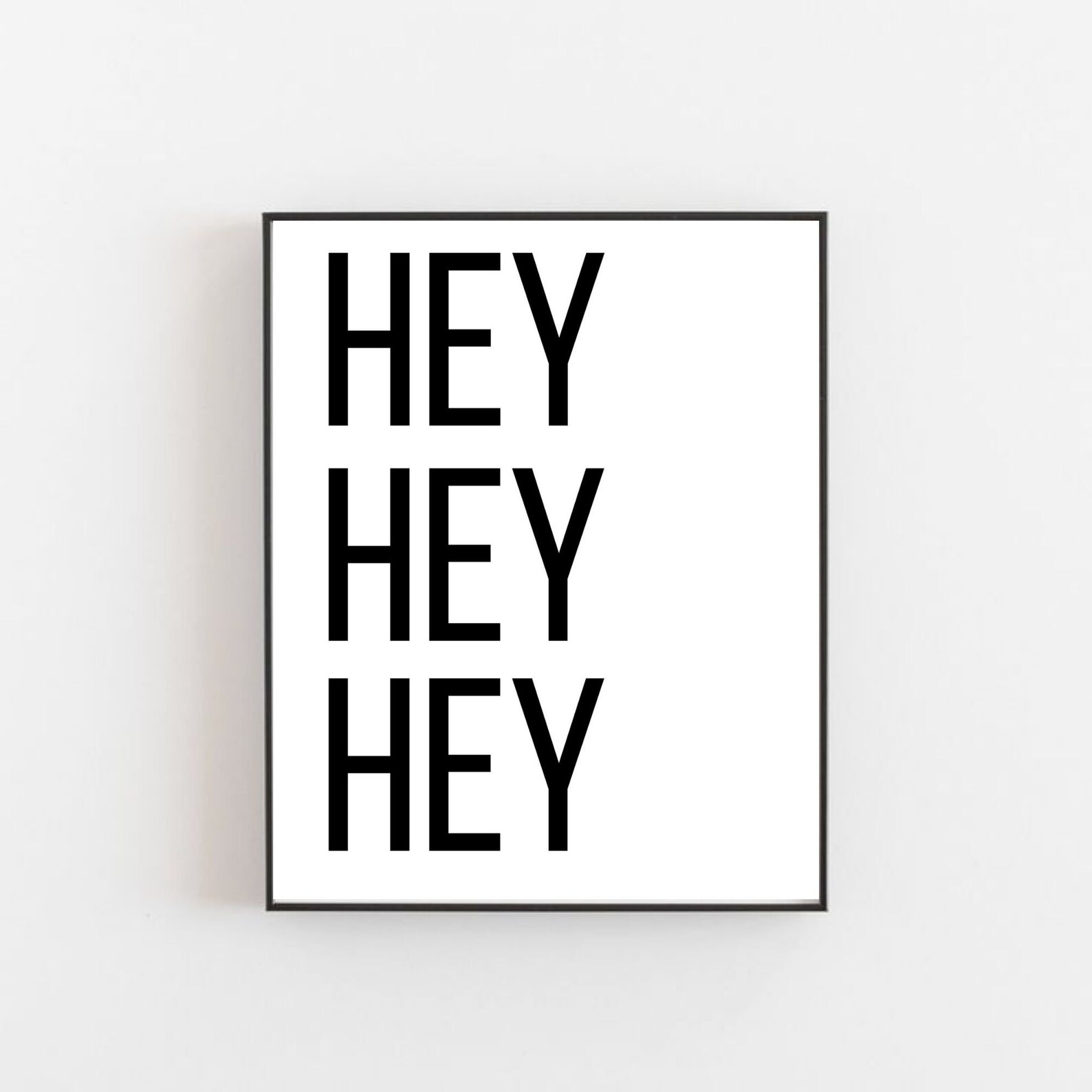 Entryway Greeting Sign Hey Hey Hey Digital Download - Etsy