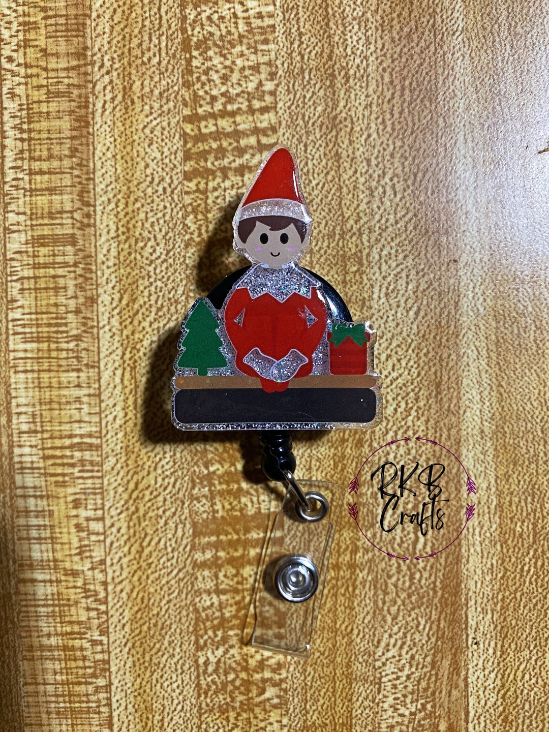 Elf Retractable Badge Reel, Nurse ID Holder, RN Key Card, Medical ...