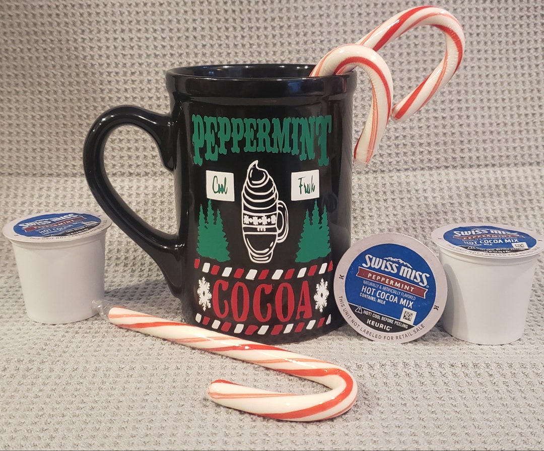 Peppermint Cocoa Mug - Etsy