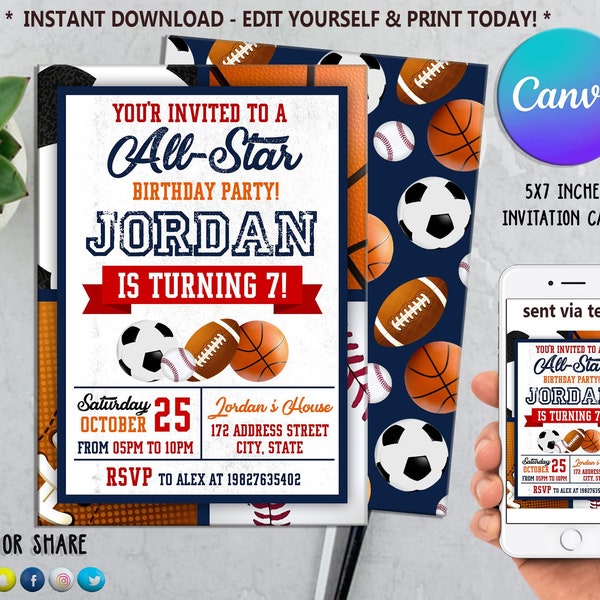 All Star Sports - Etsy