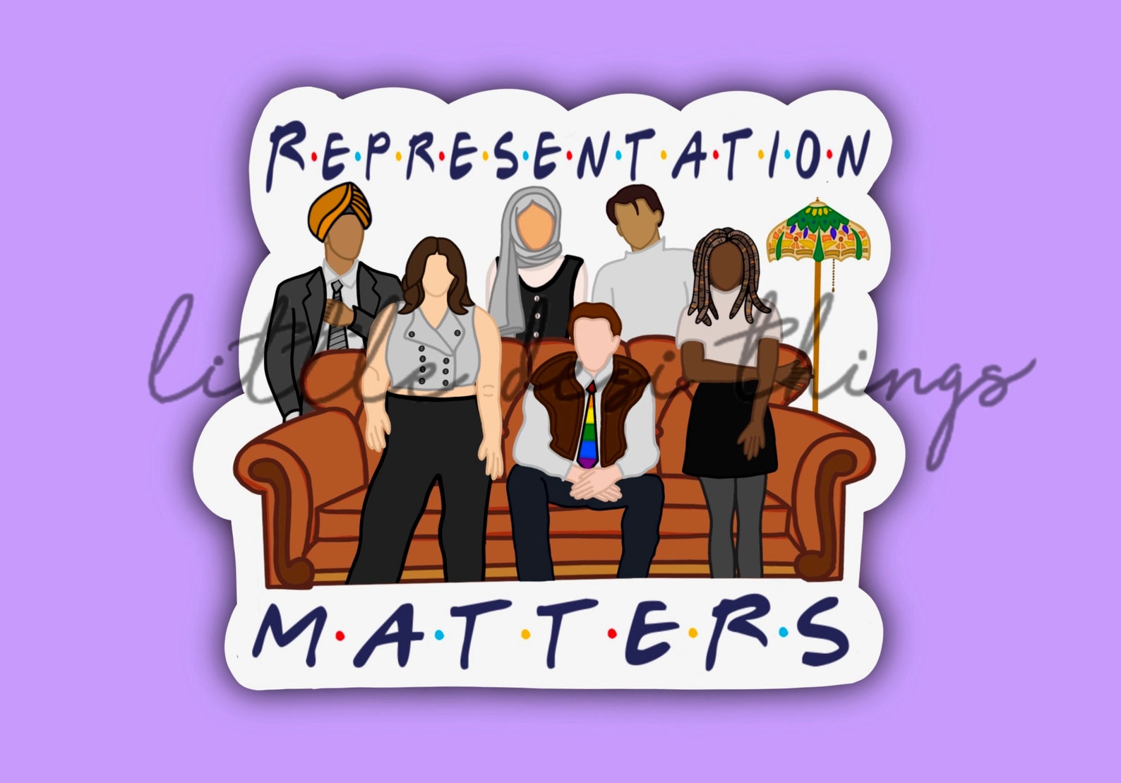 Representation Matters Sticker | Etsy