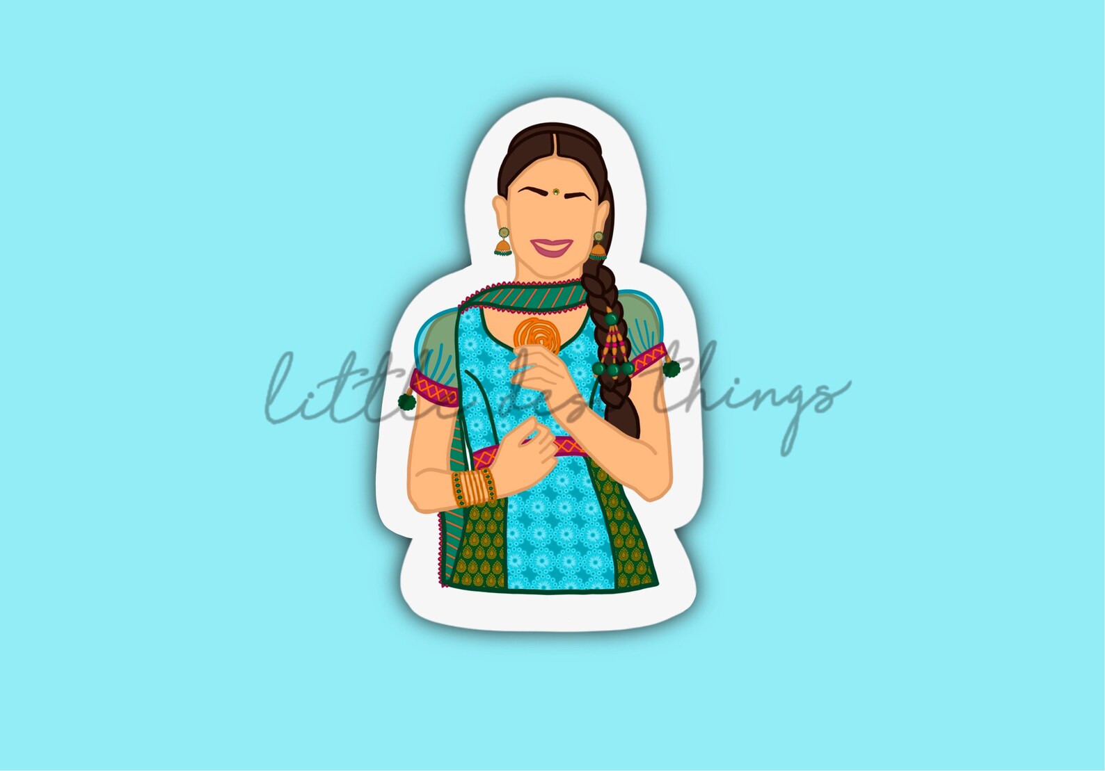 Desi Sticker: Khushi From IPKKND waterproof | Etsy