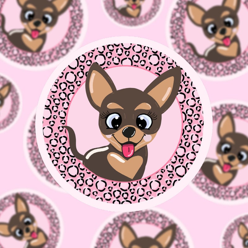 Chiweenie Decal - Etsy