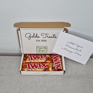 Twix FULL-SIZED BARS Mars Gift Set Box Chocolate Treat With Message ...