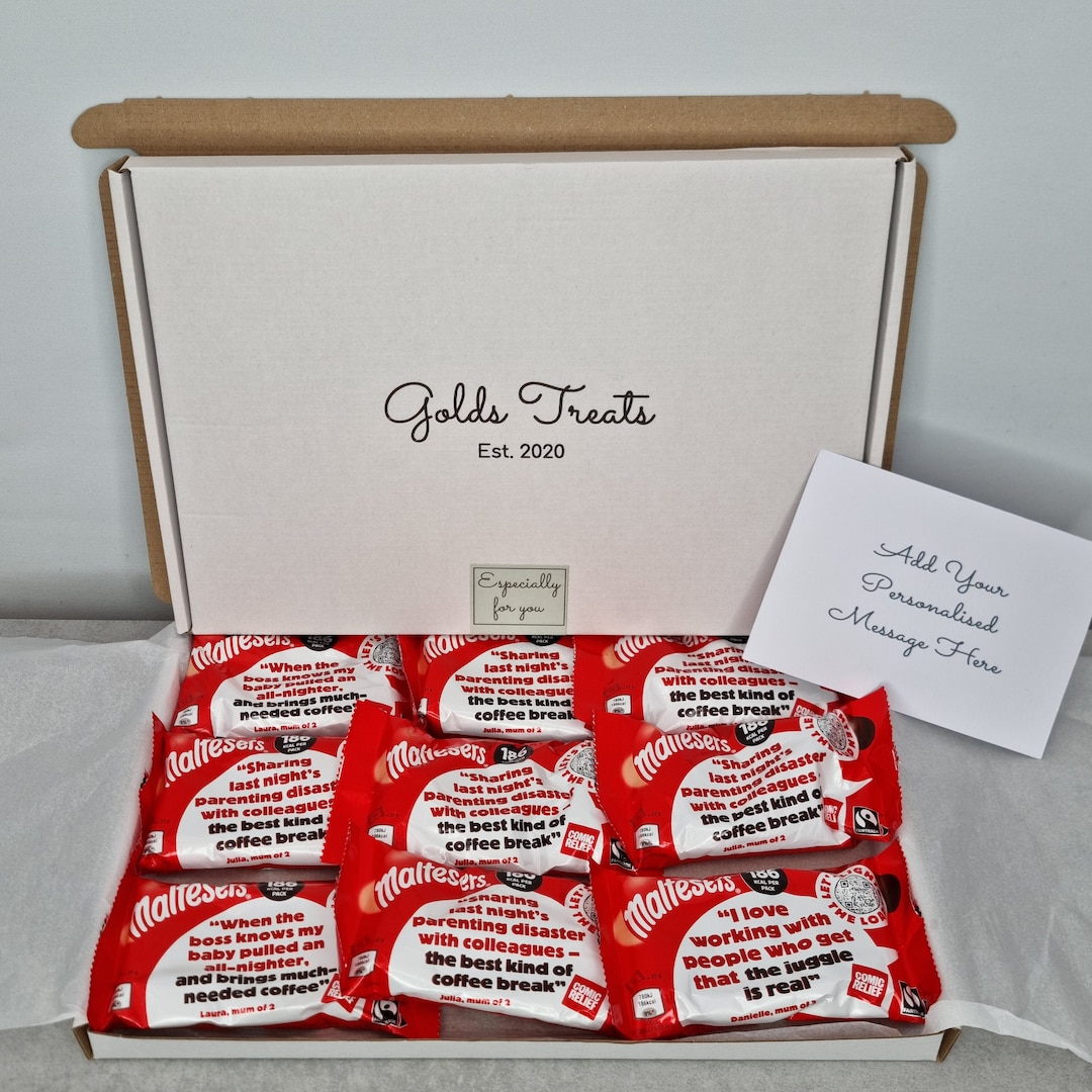 Malteasers FULL-SIZED BAGS Mars Gift Set Box Chocolate Treat With ...