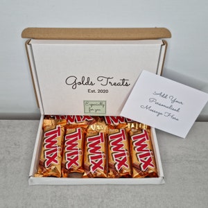 Twix FULL-SIZED BARS Mars Gift Set Box Chocolate Treat With Message ...