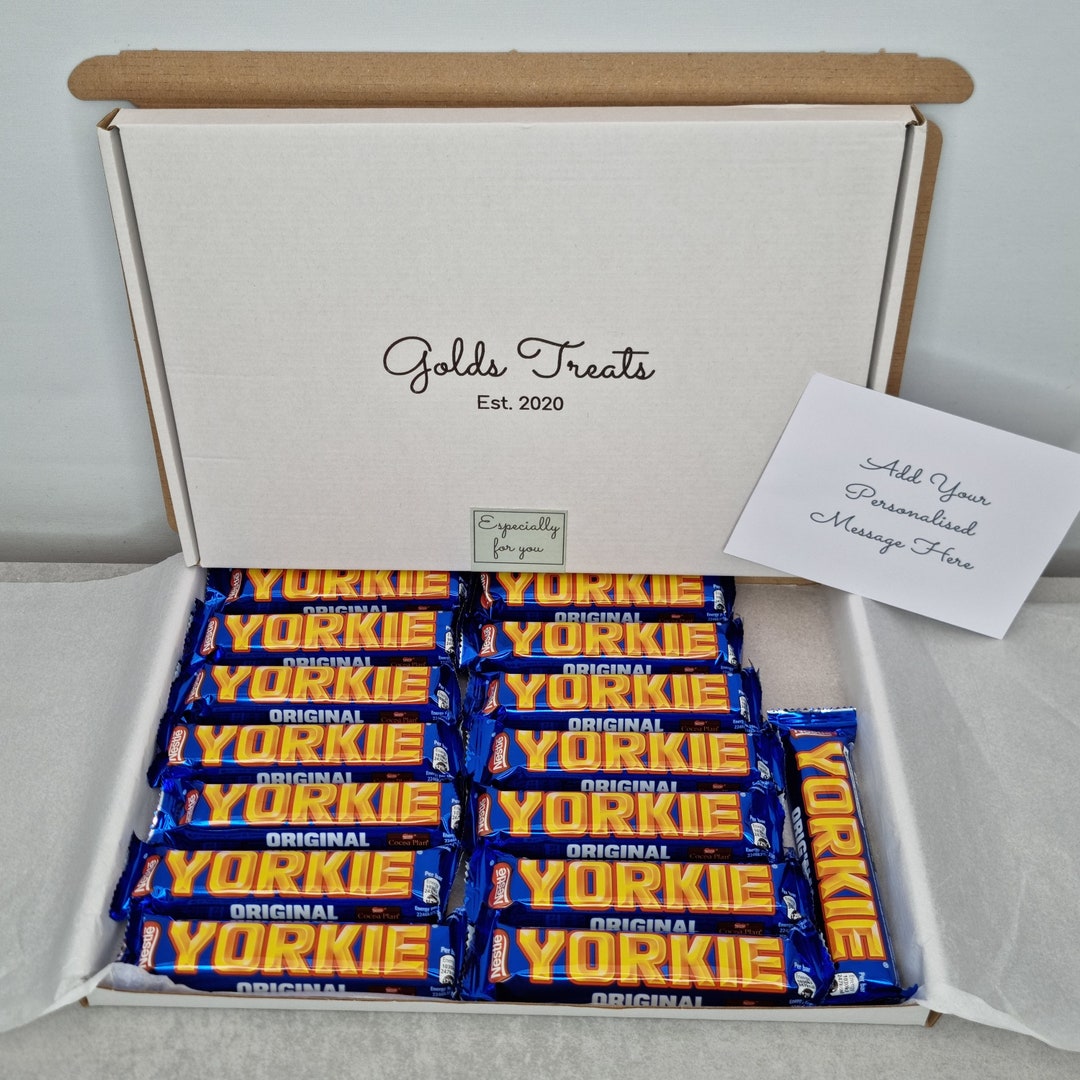 Yorkie FULL-SIZED BARS Nestle Gift Set Box Chocolate Treat With Free ...