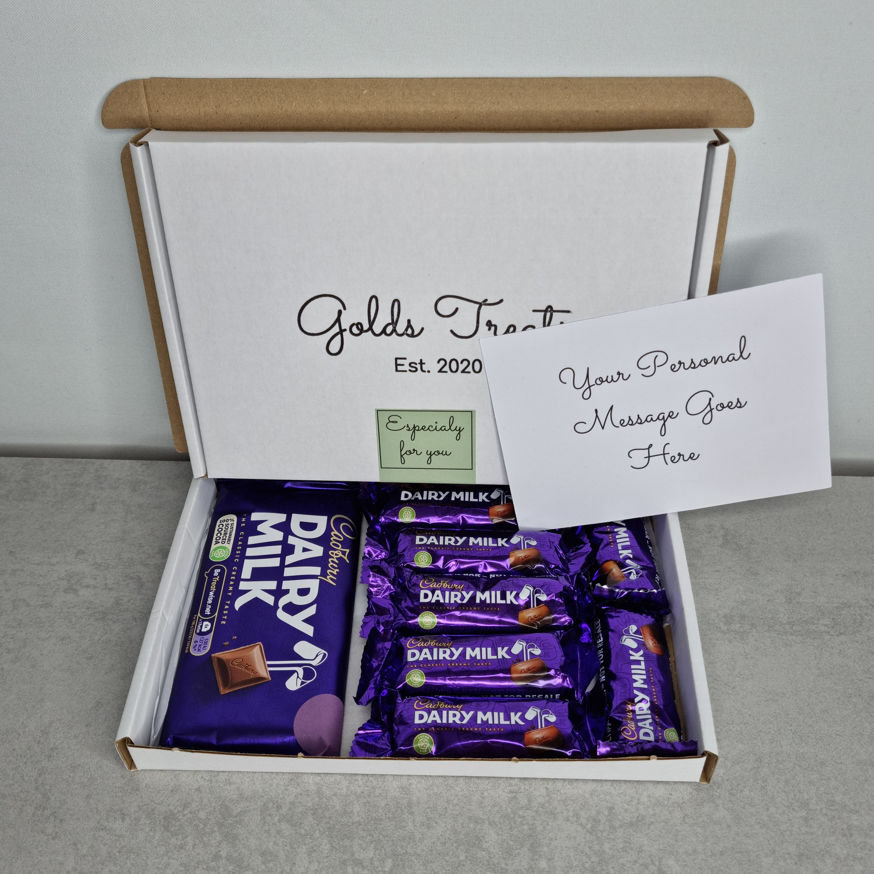 Christmas Cadbury Dairy Milk Gift Set Box Chocolate Treat FREE Message ...
