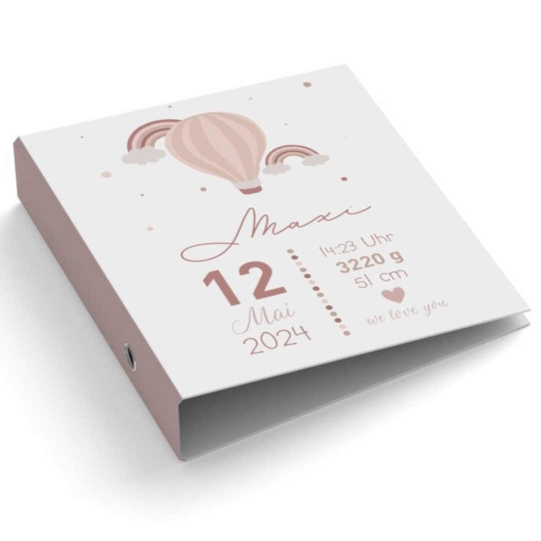 High-quality Baby Folder Customized With Name Birth Details, Baby Gift ...
