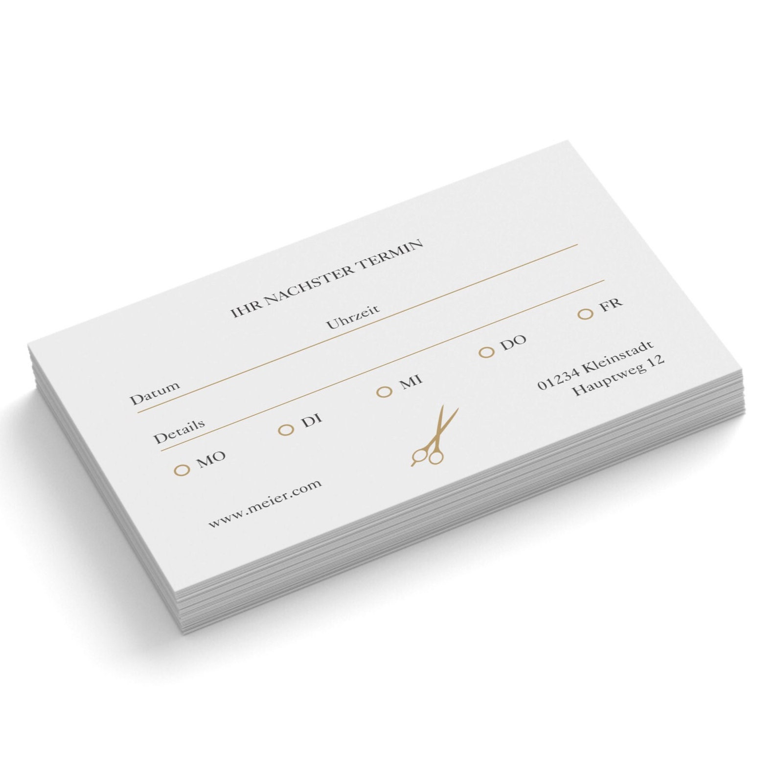 Personalize Appointment Cards Appointment Card Customized With Dates ...